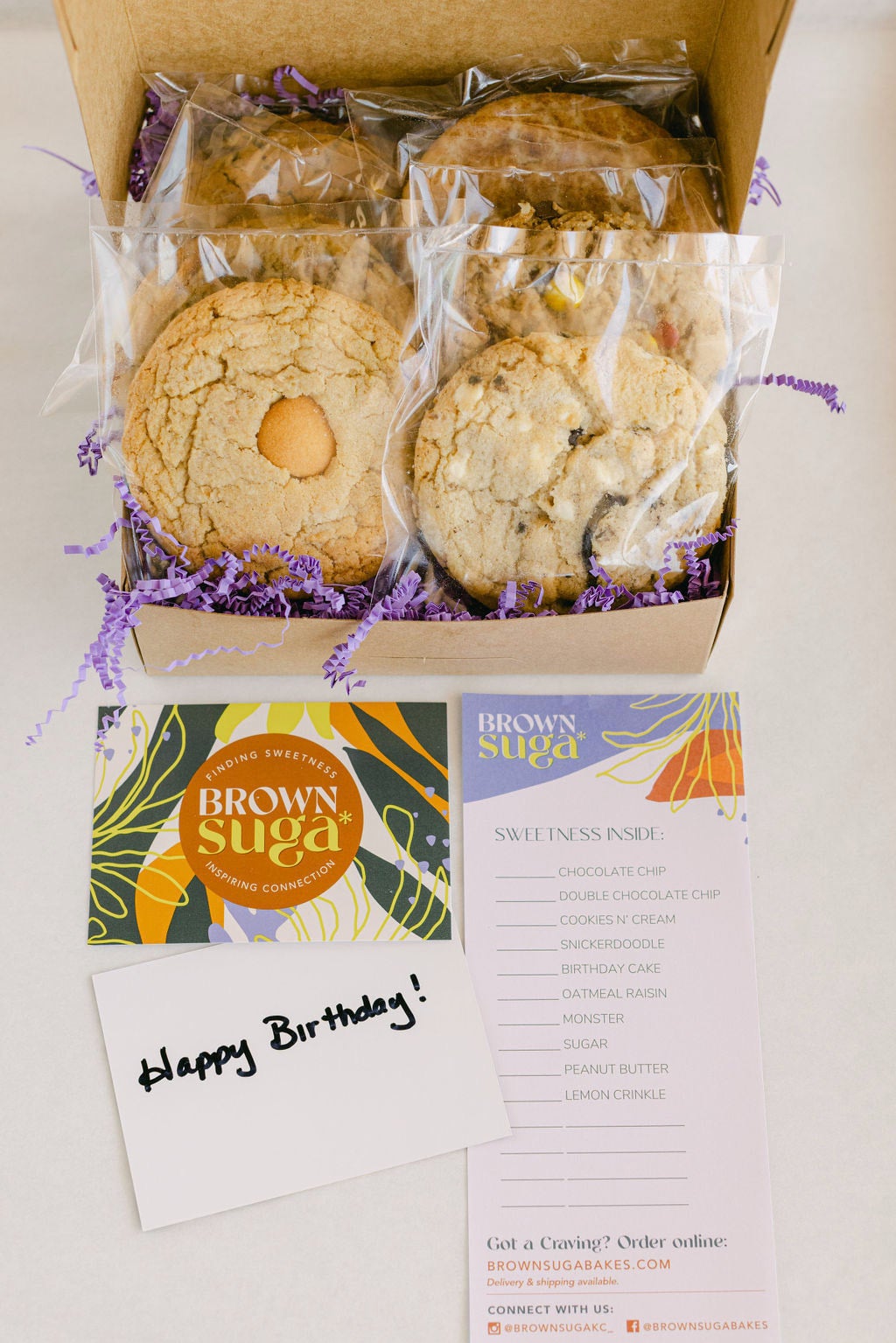 Assorted Cookie Box (6 Count) | Brown Suga*